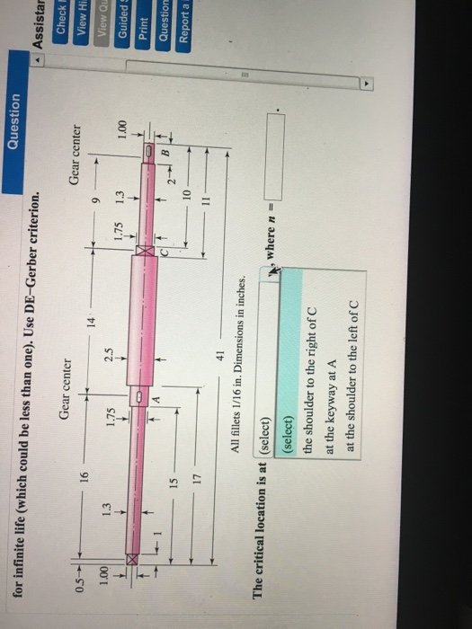 Solved Question As The shaft shown in the figure is proposed | Chegg.com