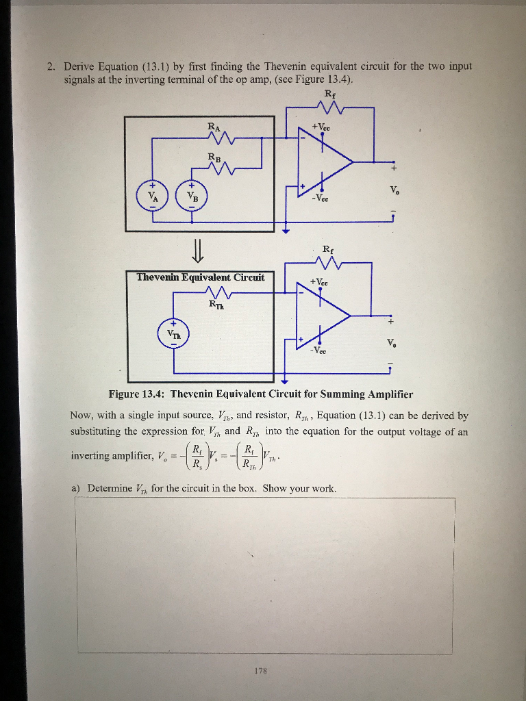 Solved EEE202 Experiment #13: SUPERPOSITION, SUMMING | Chegg.com