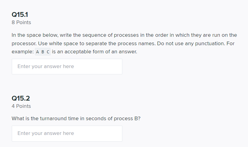 Solved Q15.1 8 Points In the space below, write the sequence | Chegg.com
