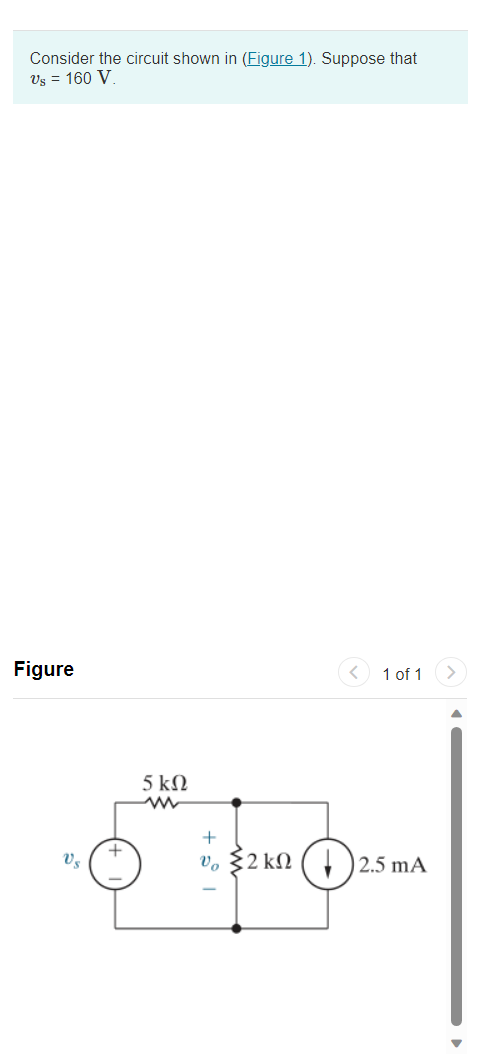 Solved Consider the circuit shown in (Figure 1). Suppose | Chegg.com