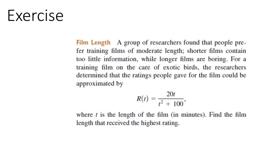Solved Exercise Film Length A group of researchers found | Chegg.com