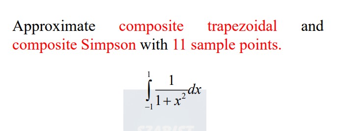 Solve with complete steps. Approximate composite | Chegg.com
