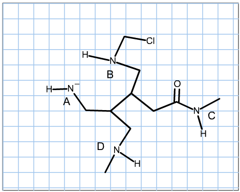 Solved Rank the marked the atomic centers in this molecule | Chegg.com