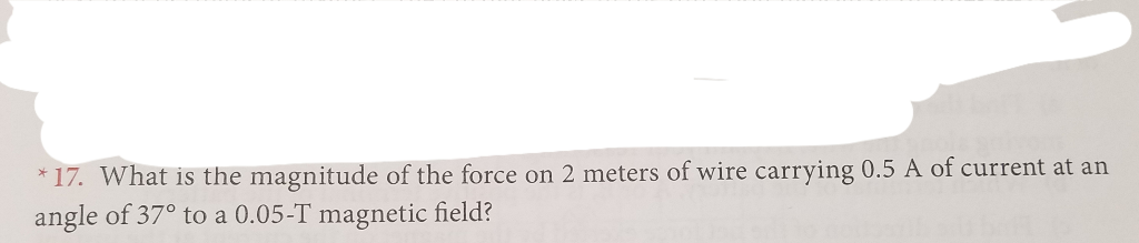 Solved *17. What is the magnitude of the force on 2 meters | Chegg.com