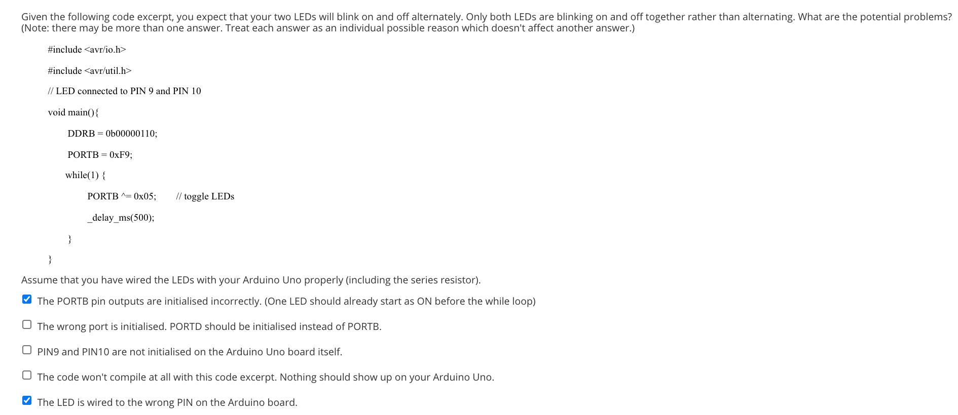 Given the following code excerpt, you expect that | Chegg.com