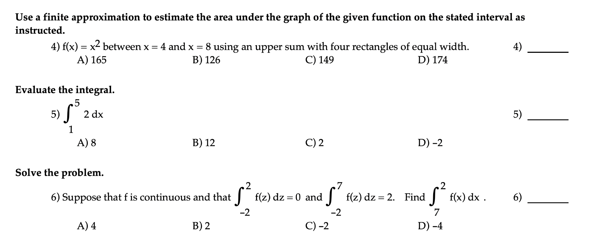 Solved Use a finite approximation to estimate the area under | Chegg.com