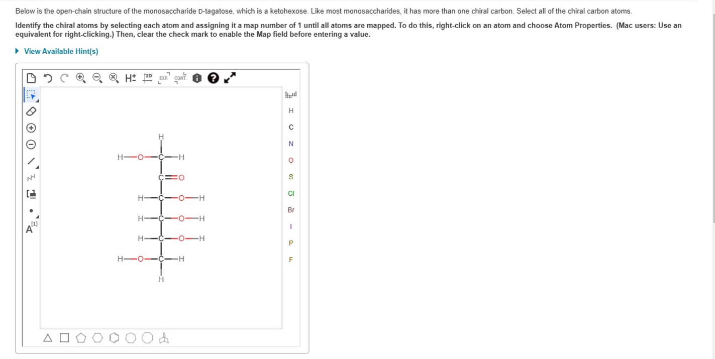 Solved Below is the open-chain structure of the | Chegg.com