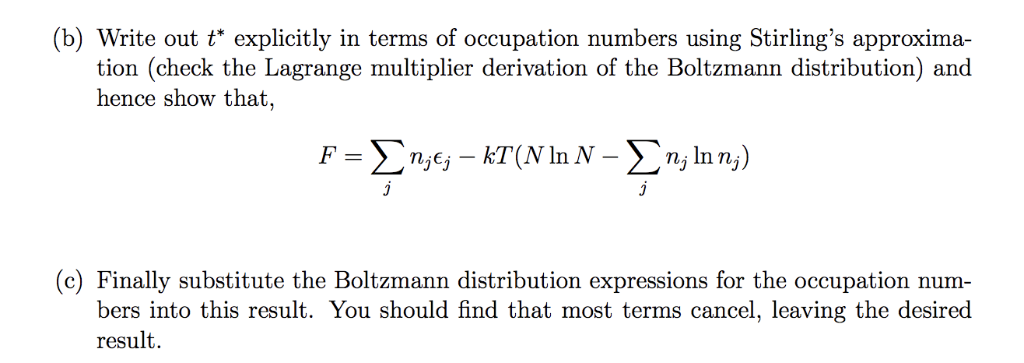 Solved 3. Derive the following relationship between the | Chegg.com