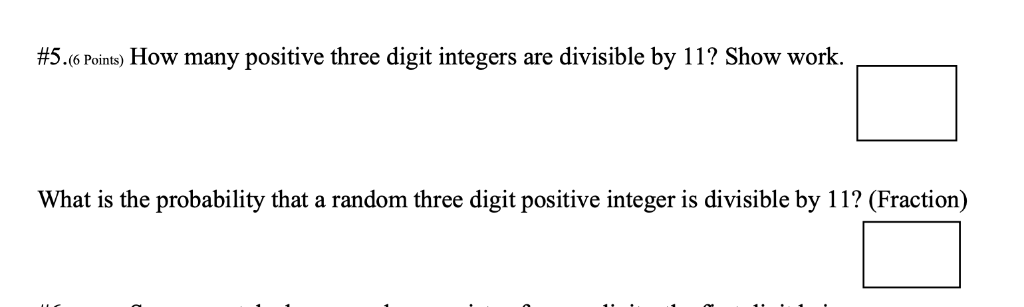 Solved #546 Points) How many positive three digit integers | Chegg.com