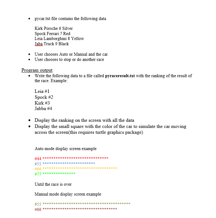 Solved Assignment objectives: Gain experience using strings, | Chegg.com