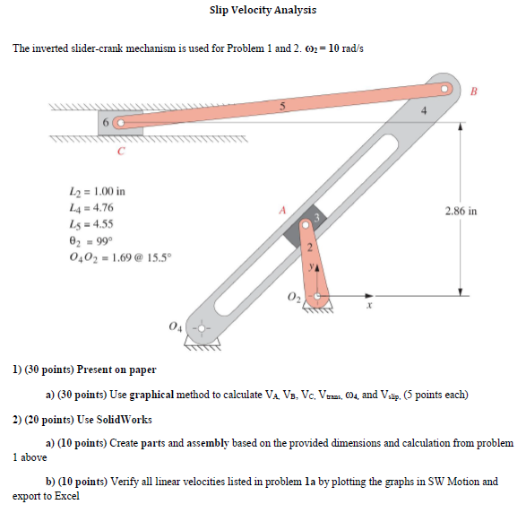 Use the graphical method to calculate VA, VB, VC, | Chegg.com