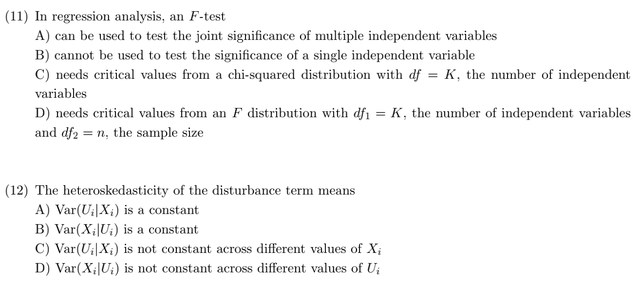 Solved (9) Imperfect multicollinearity A) can cause dummy | Chegg.com