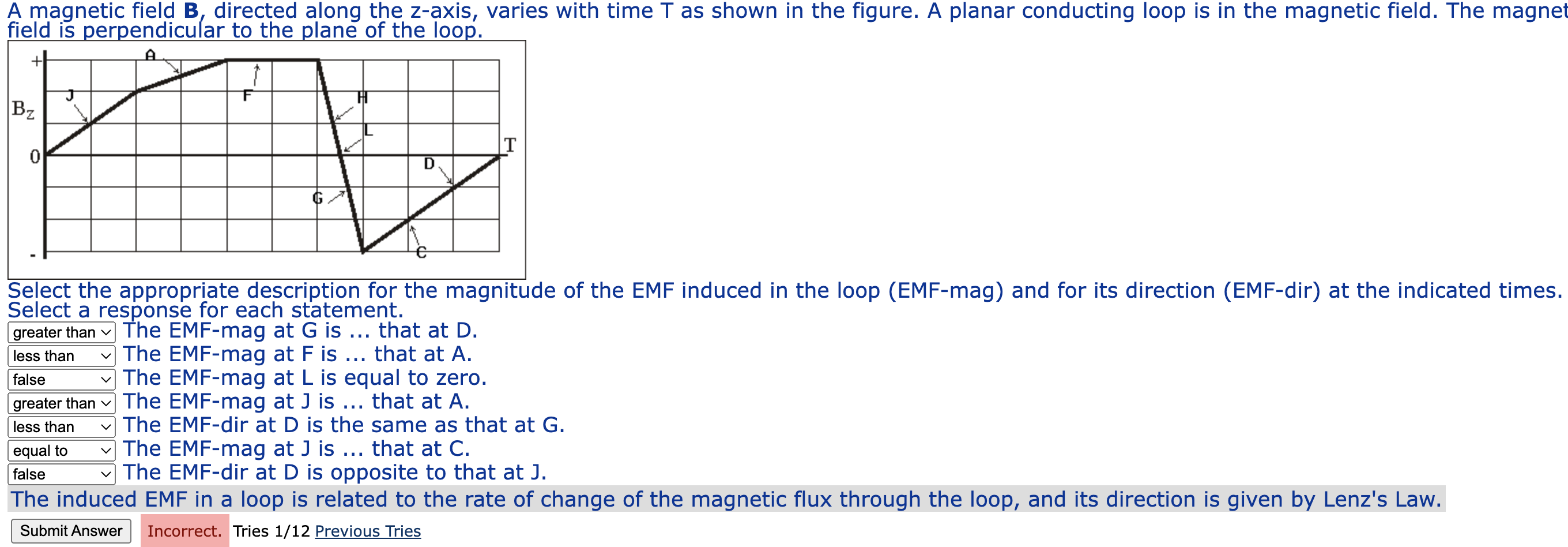 [Solved]: Select the appropriate description for the magni