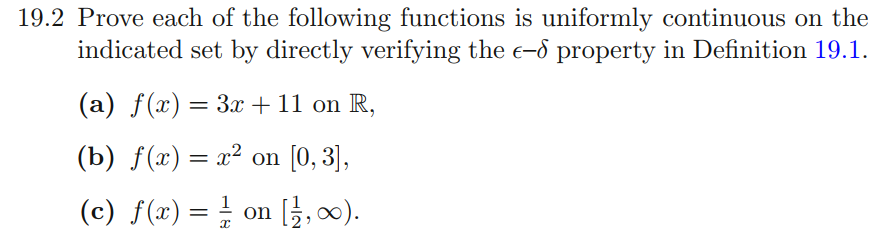 Solved Question on Real Analysis homework assignment. Please | Chegg.com