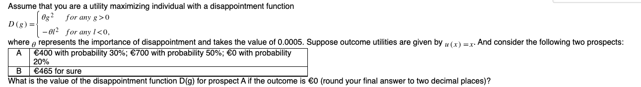 Assume that you are a utility maximizing individual | Chegg.com