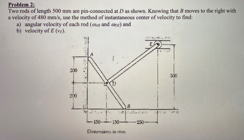 Solved Problem 2: Two rods of length 500 mm are | Chegg.com Solved Problem 2: Two rods of length 500 mm are | Chegg.com