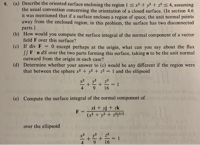 Solved (a) Describe the oriented surface enclosing the | Chegg.com