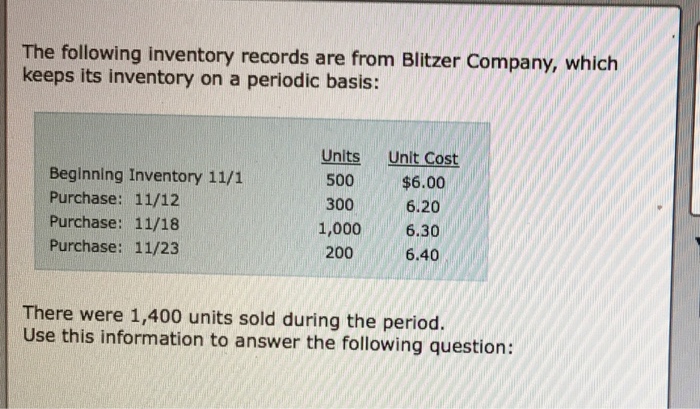 Solved 1) What is the ending inventory on a FIFO basis? | Chegg.com