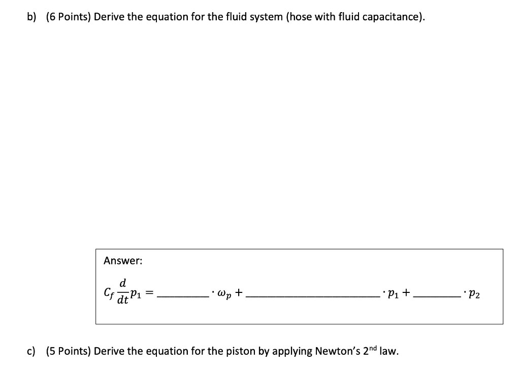 Problem 6 (25 Points): Modeling of a Mixed System | Chegg.com