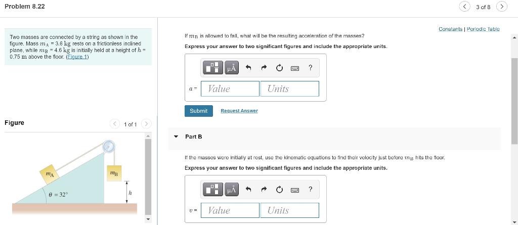 Solved Problem 8.22 3 of 8 > Constants Periodic Tablo Two | Chegg.com