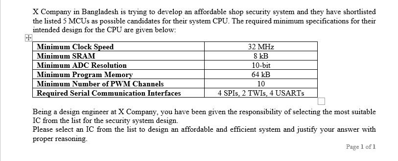 Solved Question \# 1: Complete Table 1 after going through | Chegg.com