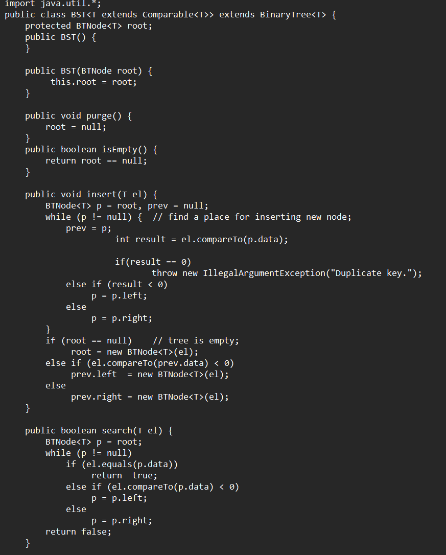 Solved 3. Write a recursive instance method public String | Chegg.com