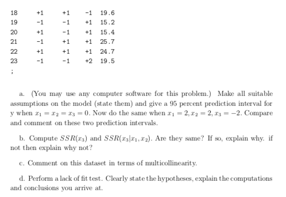 Solved 3. (15 points) Consider the multiple regression model | Chegg.com