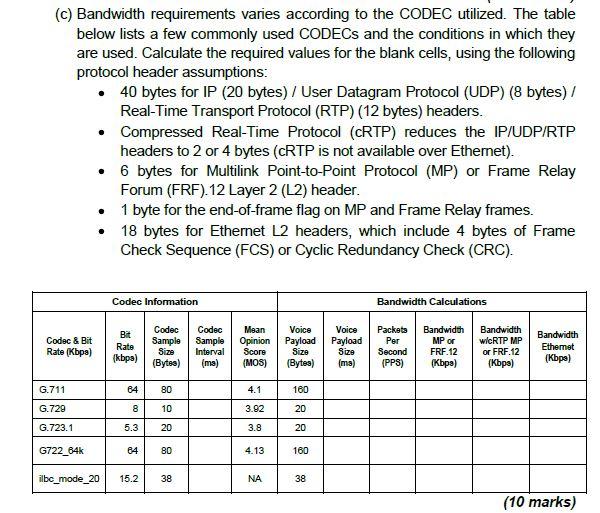 show all calculations in details how you arrived at | Chegg.com