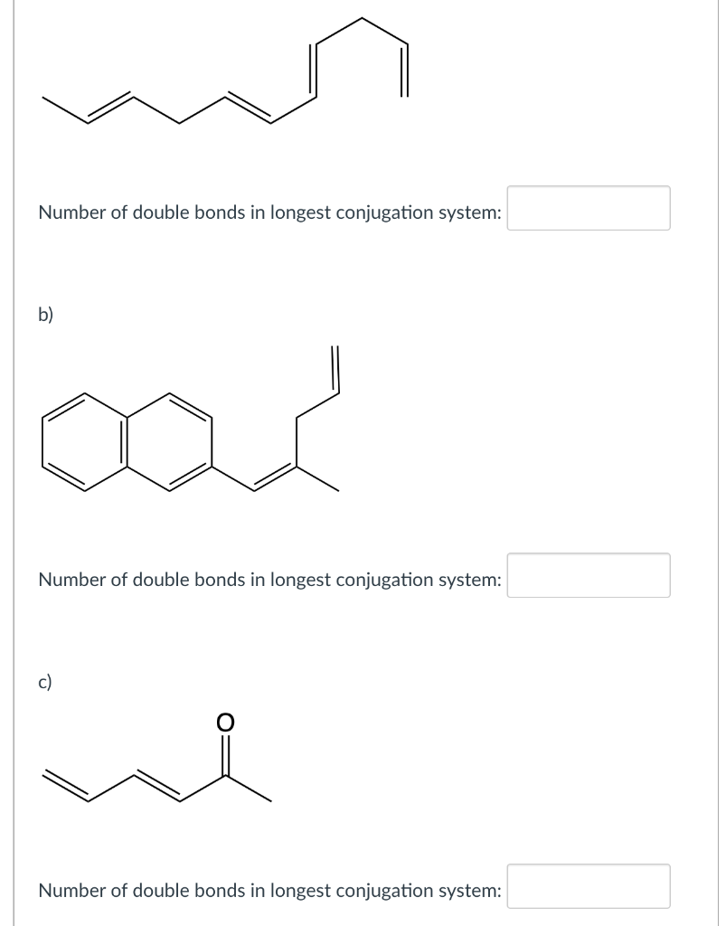 Solved For the following compound, identify each labeled | Chegg.com