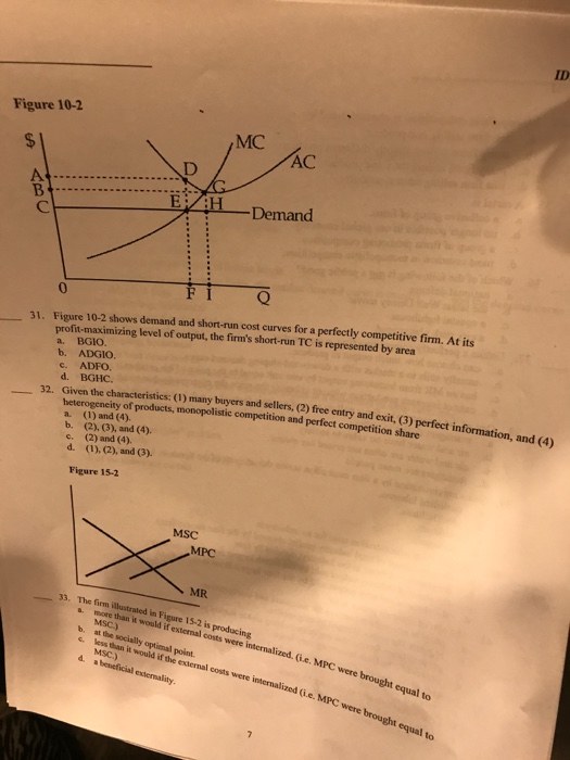 Solved Figure 10-2 AC ERAH mand F i O 31. Figure demand and | Chegg.com