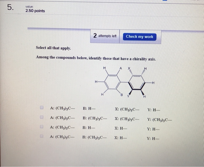 Solved value: 2.50 points 2 attempts left Check my work | Chegg.com