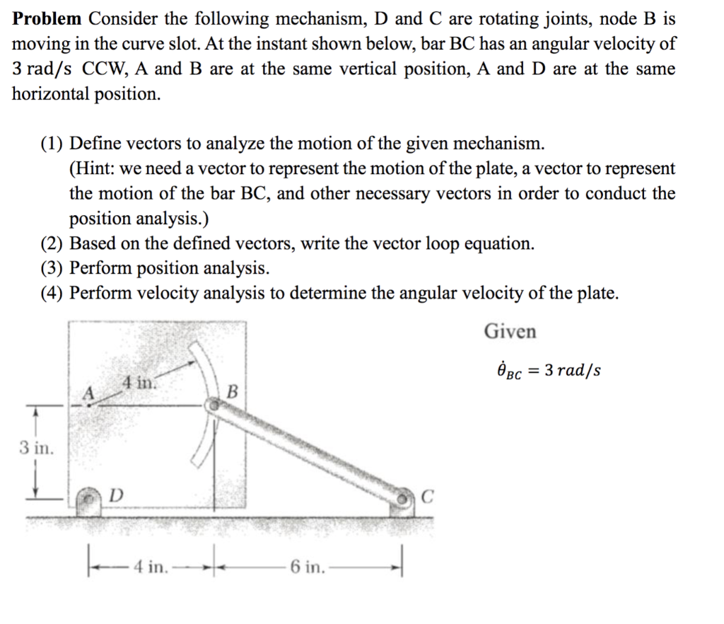 Solved Problem Consider the following mechanism, D and C are | Chegg.com