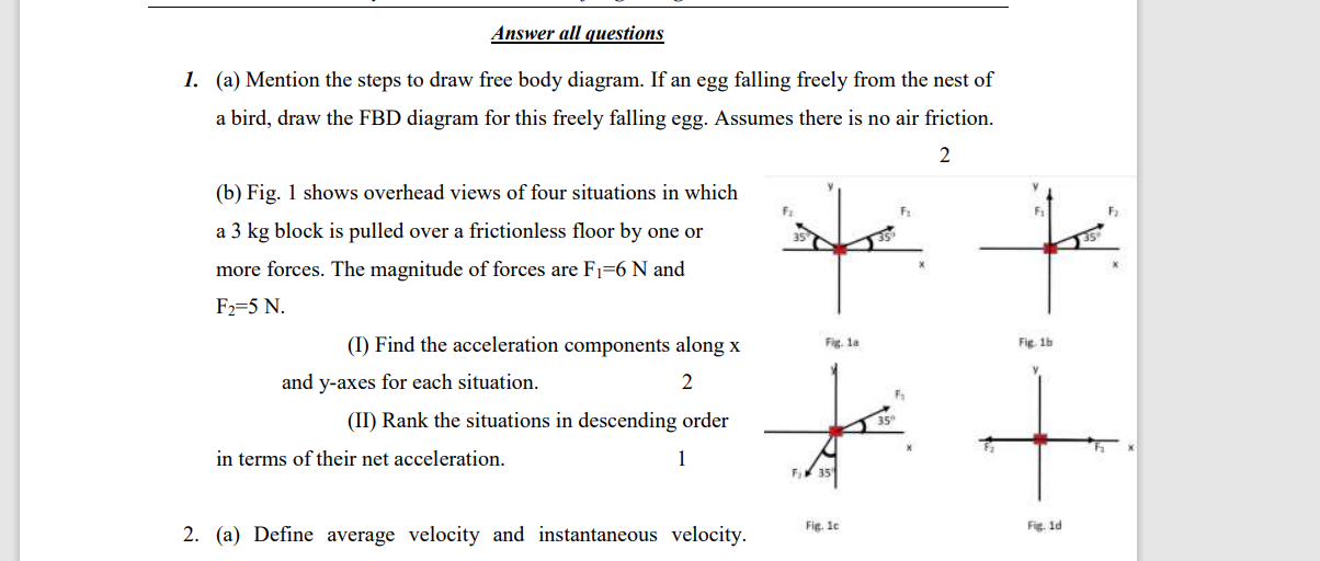 Solved Answer all questions 1. (a) Mention the steps to draw | Chegg.com