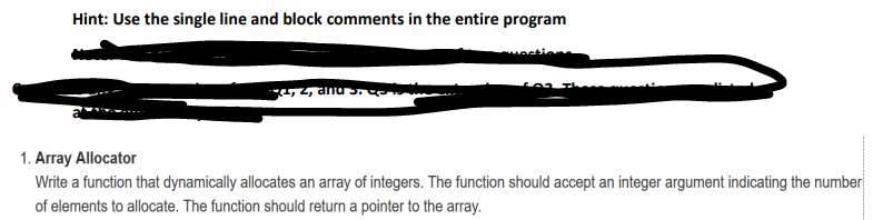 Solved Hint: Use the single line and block comments in the | Chegg.com