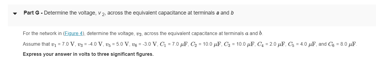 Solved Part G - ﻿Determine the voltage, v2, ﻿across the | Chegg.com