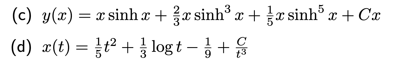 Solved 5.4. Integrating Factor. Solve the following linear | Chegg.com