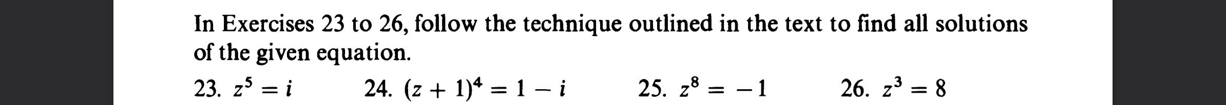 Solved In Exercises 23 to 26, follow the technique outlined | Chegg.com