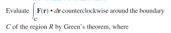 Solved Evaluate F(r) • dr counterclockwise around the | Chegg.com