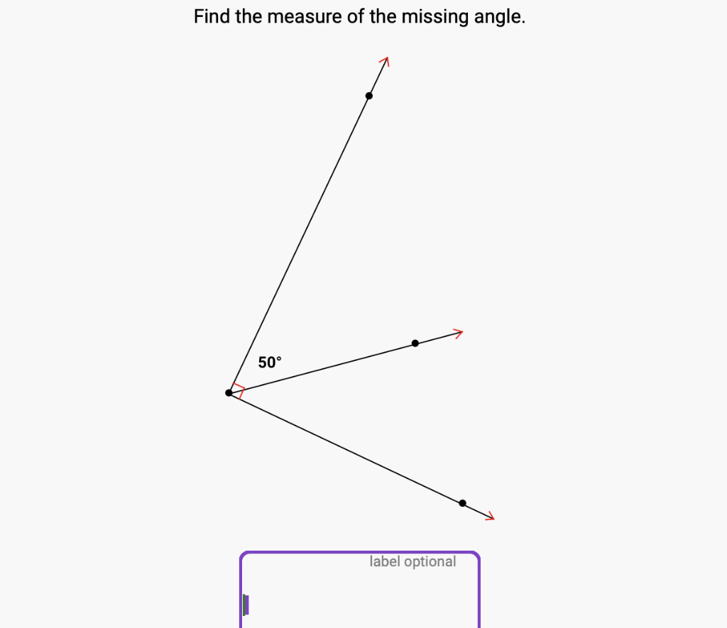 Solved Find The Measure Of The Missing Angle