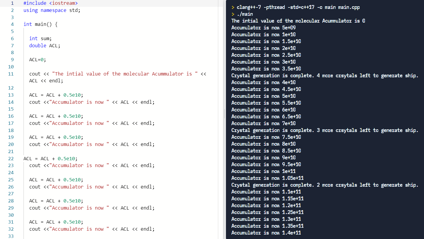 It takes 35 times to complete crystal generation to | Chegg.com