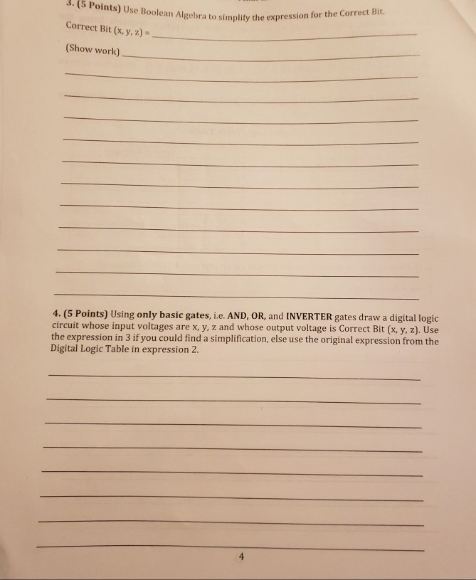 Solved II. (25 Points) Error Correction Triplicate Solution | Chegg.com