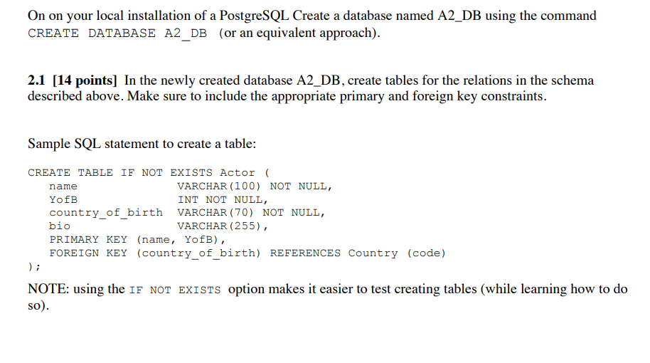 Solved Consider a relational schema for storing information | Chegg.com