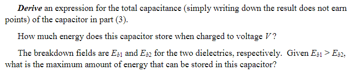 Solved င် Derive an expression for the total capacitance | Chegg.com