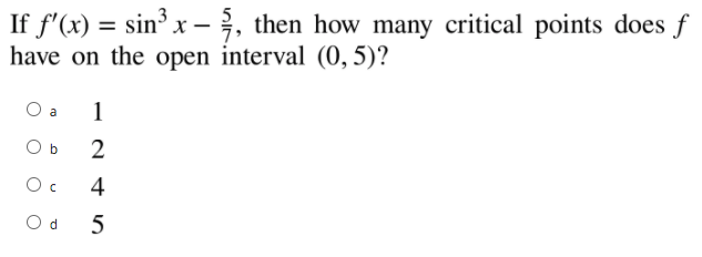 Solved Given a function defined by f(x) = 3x5 – 5x3 + 12, | Chegg.com