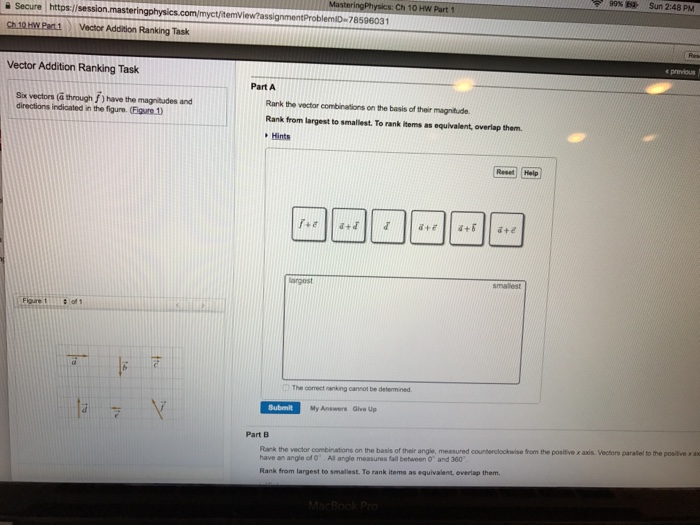 Solved e 99% B Sun 2:48 PM HW 을 Secure https:// | Chegg.com
