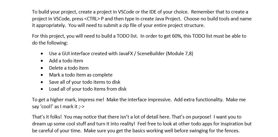 To build your project, create a project in VSCode or | Chegg.com