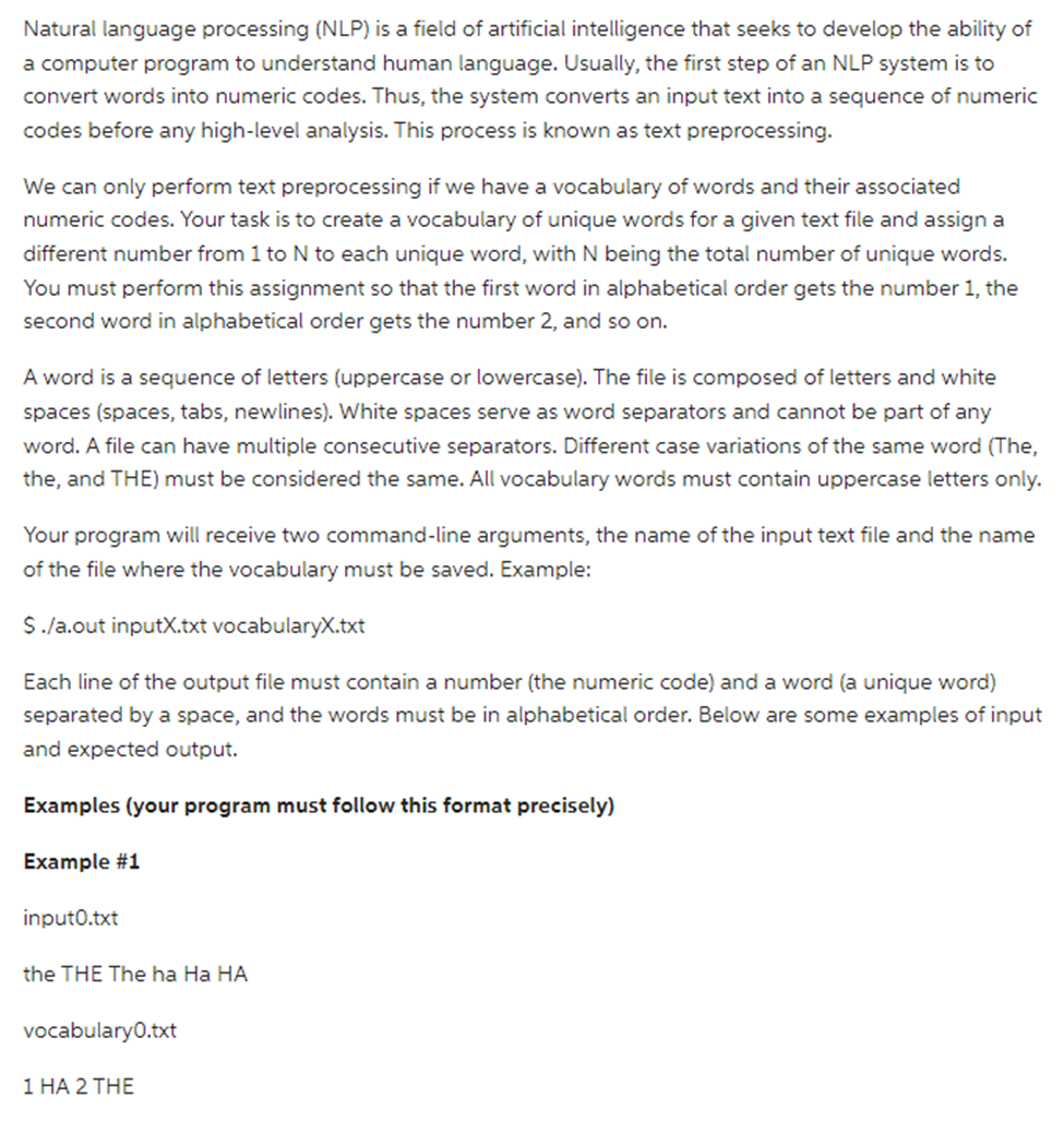 Solved Natural language processing (NLP) is a field of | Chegg.com