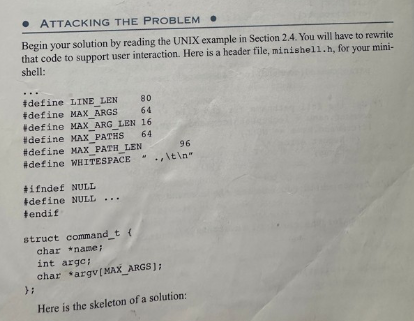 Solved The project must be implemented on Linux platforms | Chegg.com