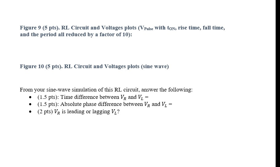 Solved 5. Repeat question 4 with ton, rise time, fall time, | Chegg.com