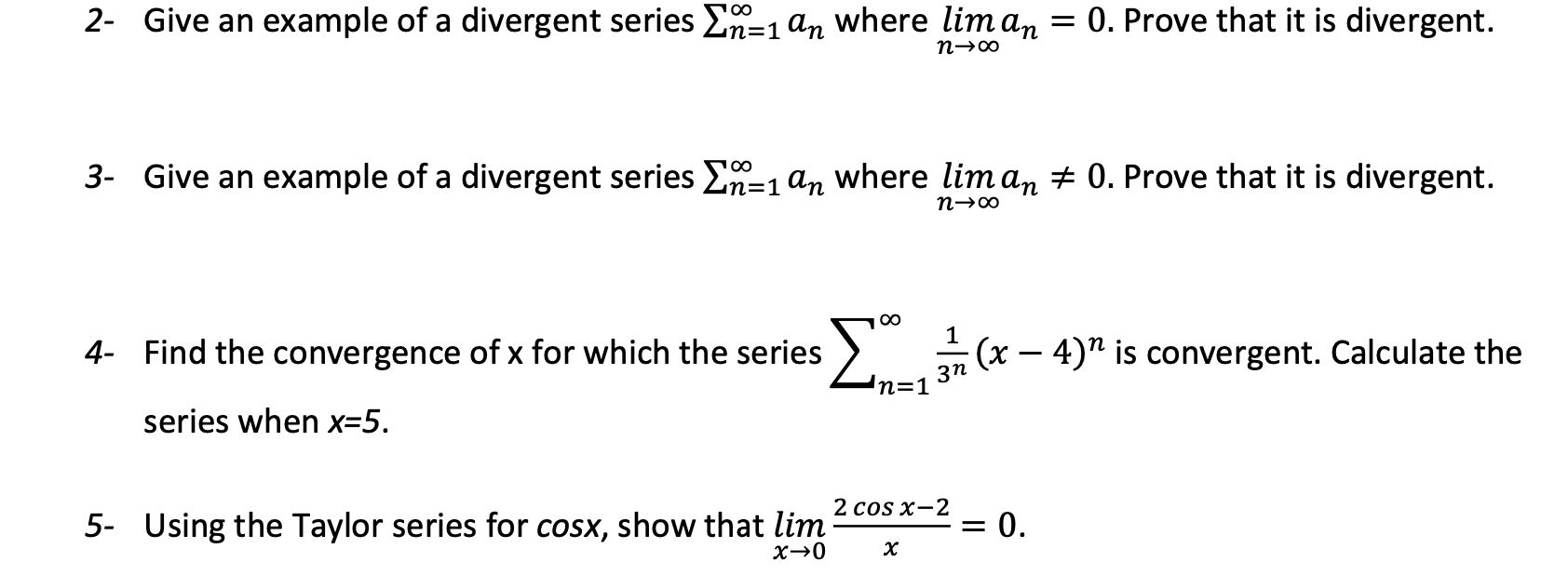 Solved pls solve 3, 4 ﻿& 5 ﻿3- ﻿Give an example of a | Chegg.com